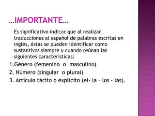 Partes del habla | PDF