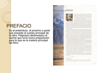 Partes del libro | PPTX