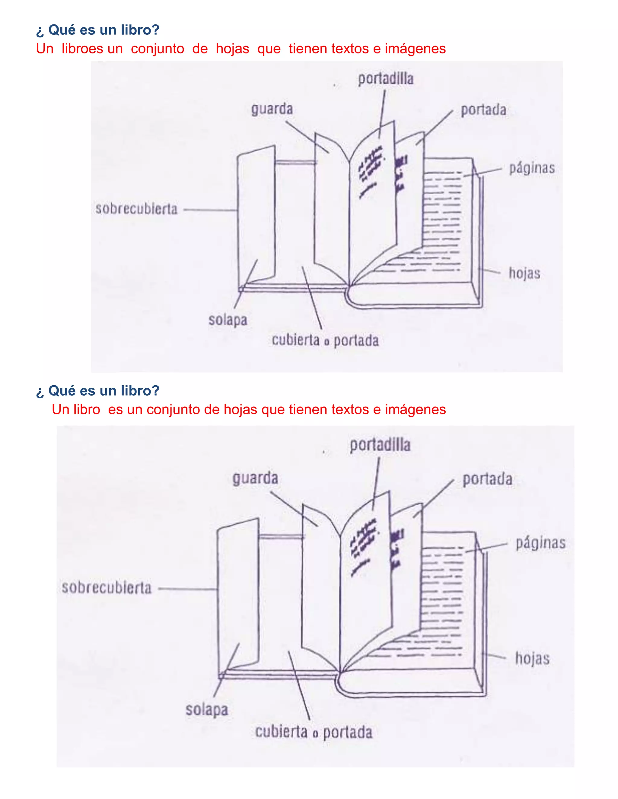 Partes del libro | DOCX