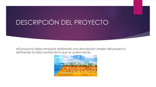 Partes del proyecto | PPTX