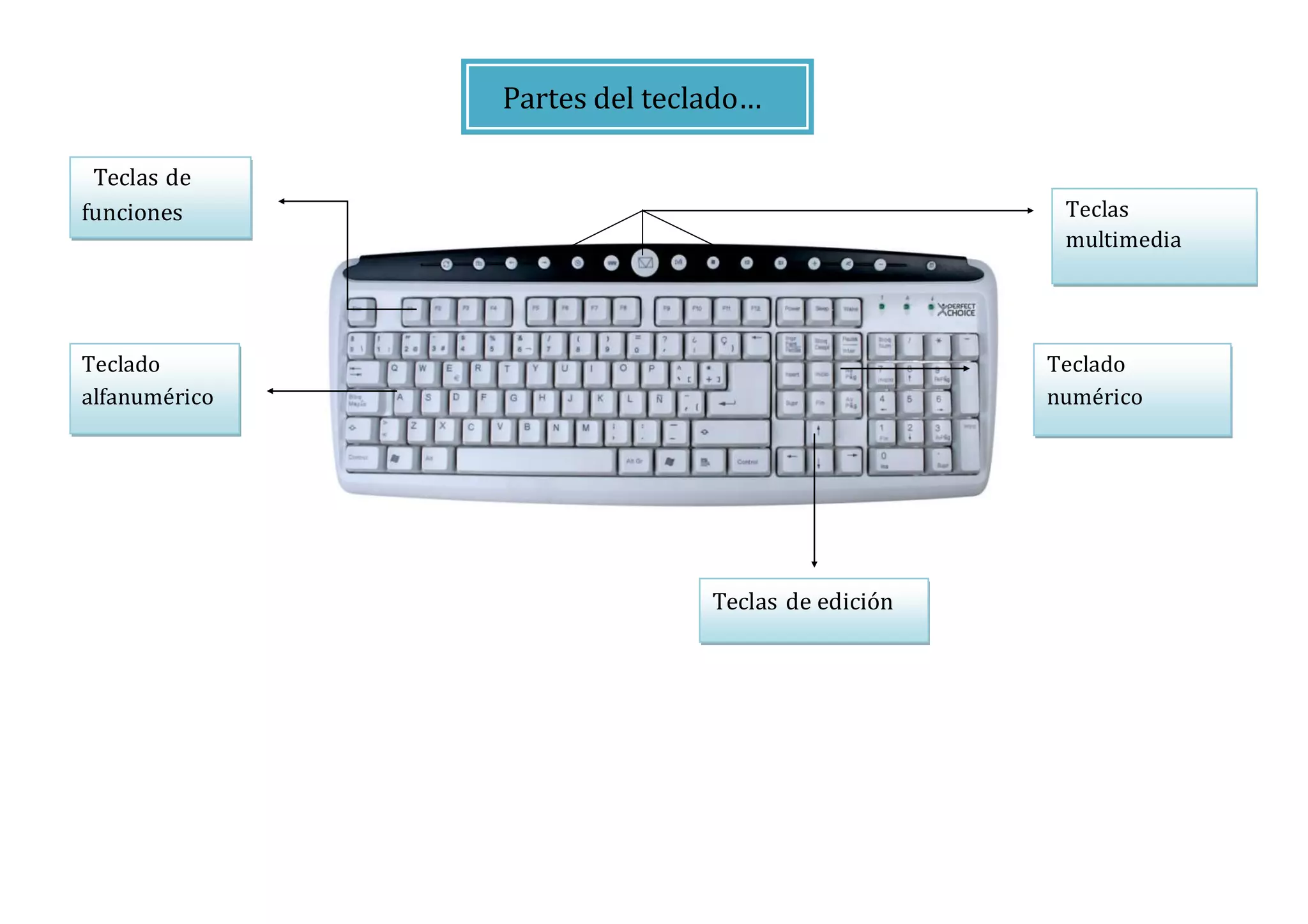 Partes del teclado (informática) | DOCX