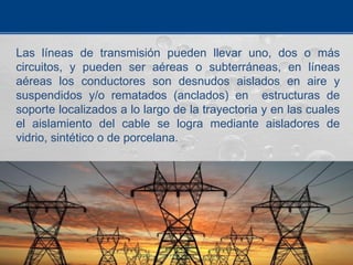 partes de una linea de transmicion en enercia electrica | PDF