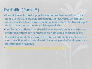 Partes de una obra musical | PPTX