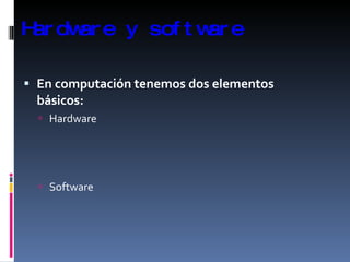 Partes, de un computador y a que parte del cuerpo hace relacion | PPT