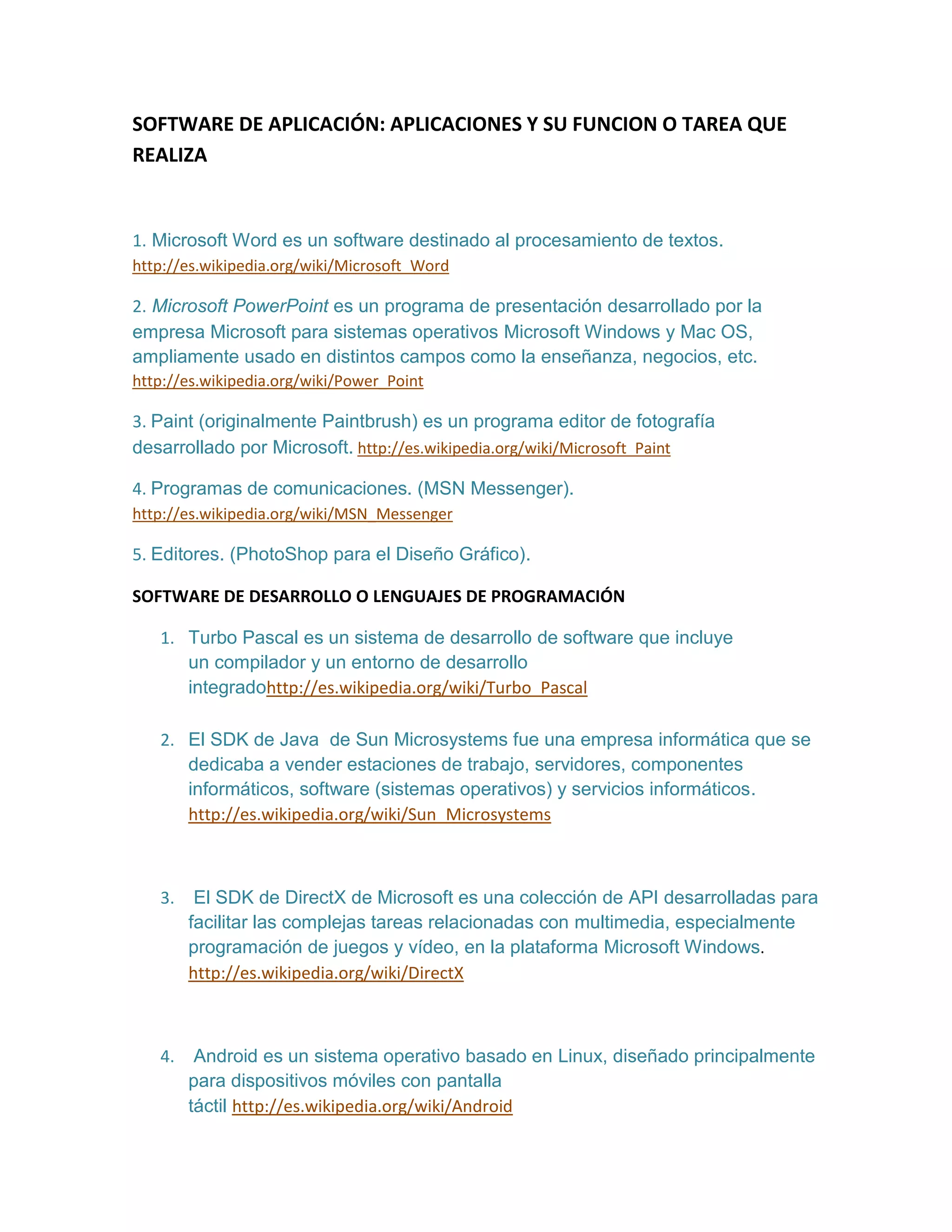 Partes de un sistema computacional | DOCX