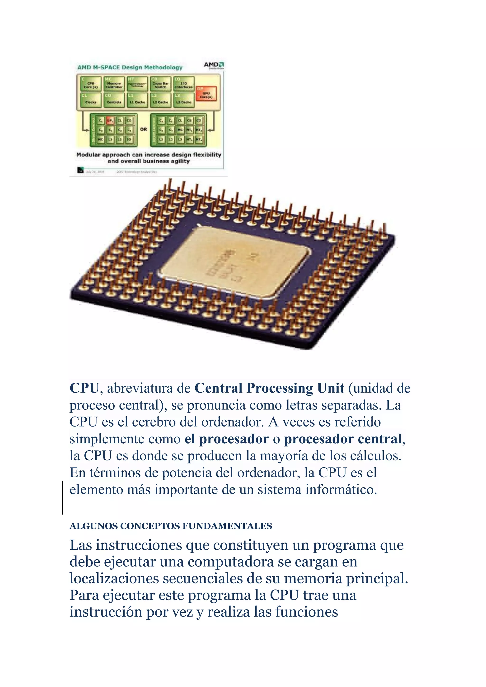 Partes internas del cpu | PDF | Data Storage and Warehousing | Computing