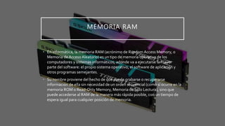 Partes internas de una pc | PPTX
