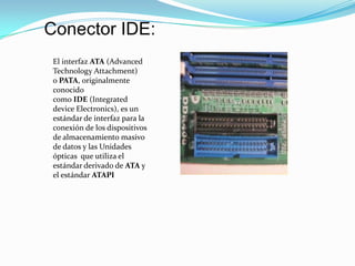 Partes internas y externas del computador ( diapositivas) | PPTX