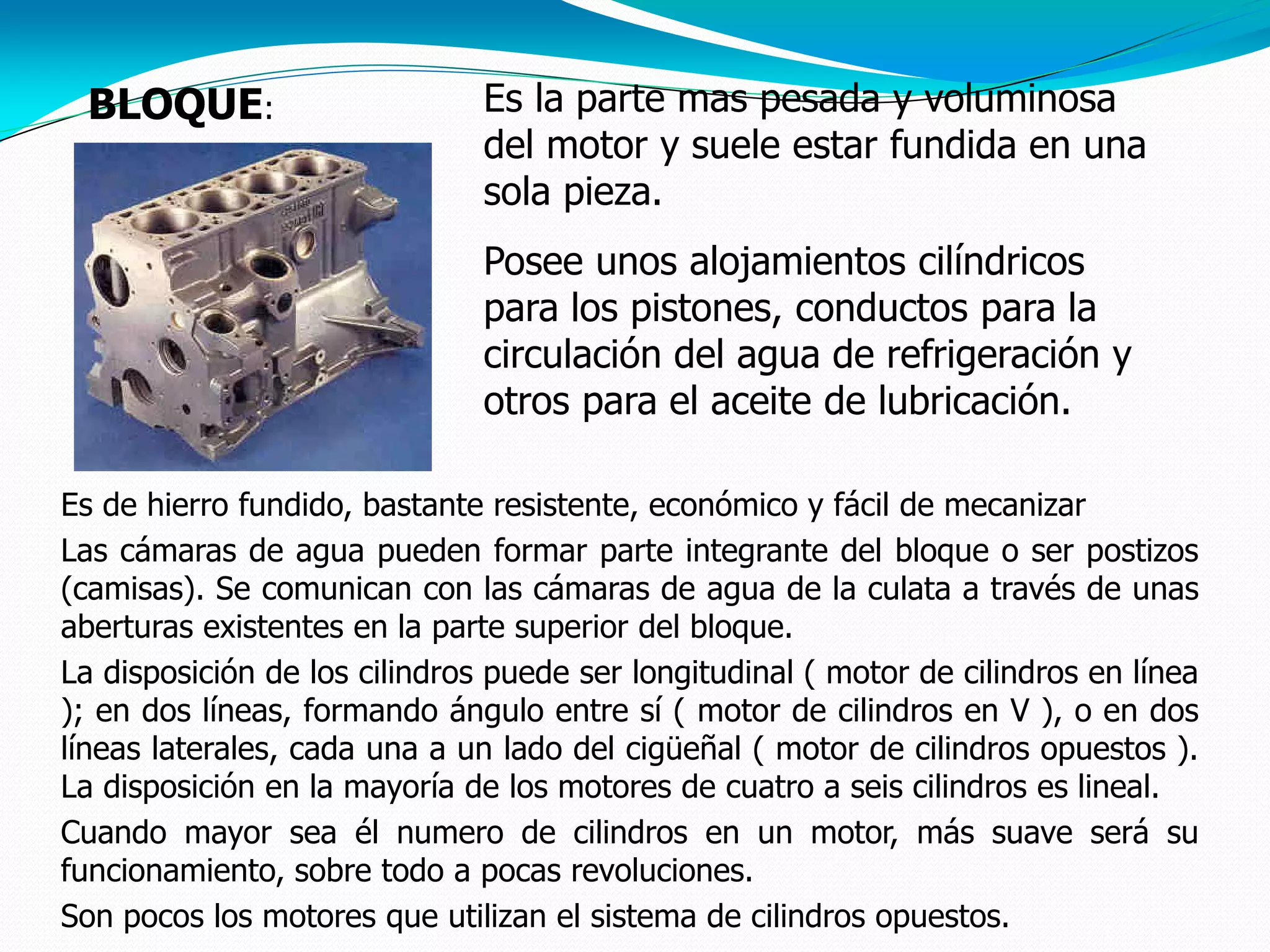 Partes principales del motor | PDF | Automotive