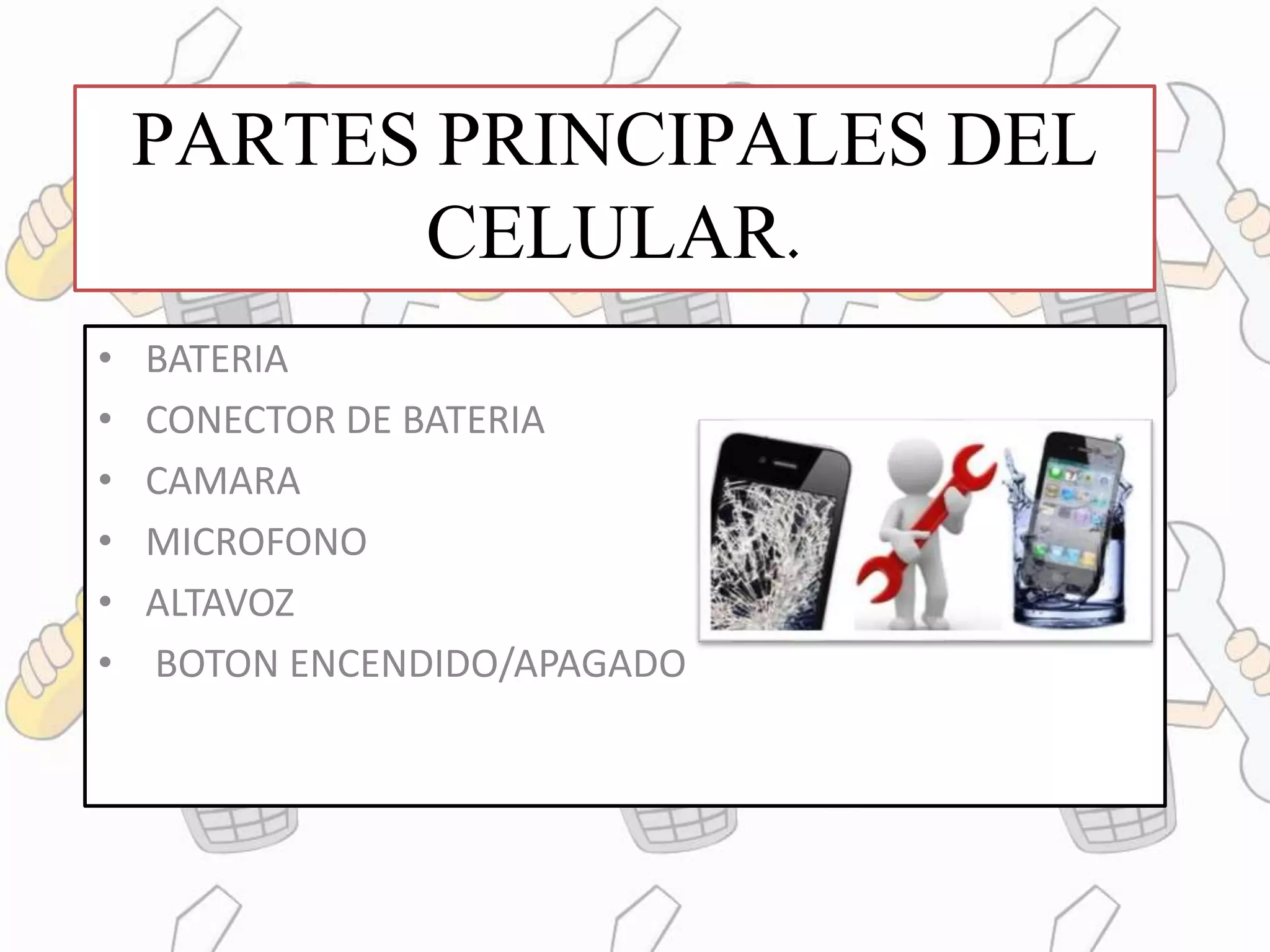 Partes principales del celular | PPTX