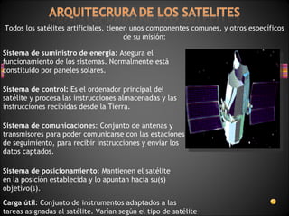 Partes y componentes de un satelite | PPS