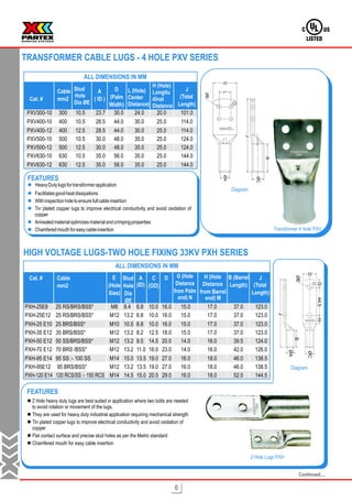 Partex lugs and_connectors_catalogue | AKBAR TRADING EST. | PDF