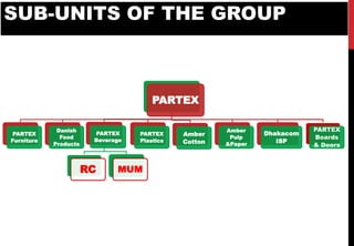 Partex presentation | PPT