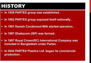 Partex presentation | PPT
