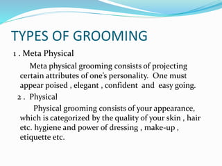 GROOMING PPT | PDF