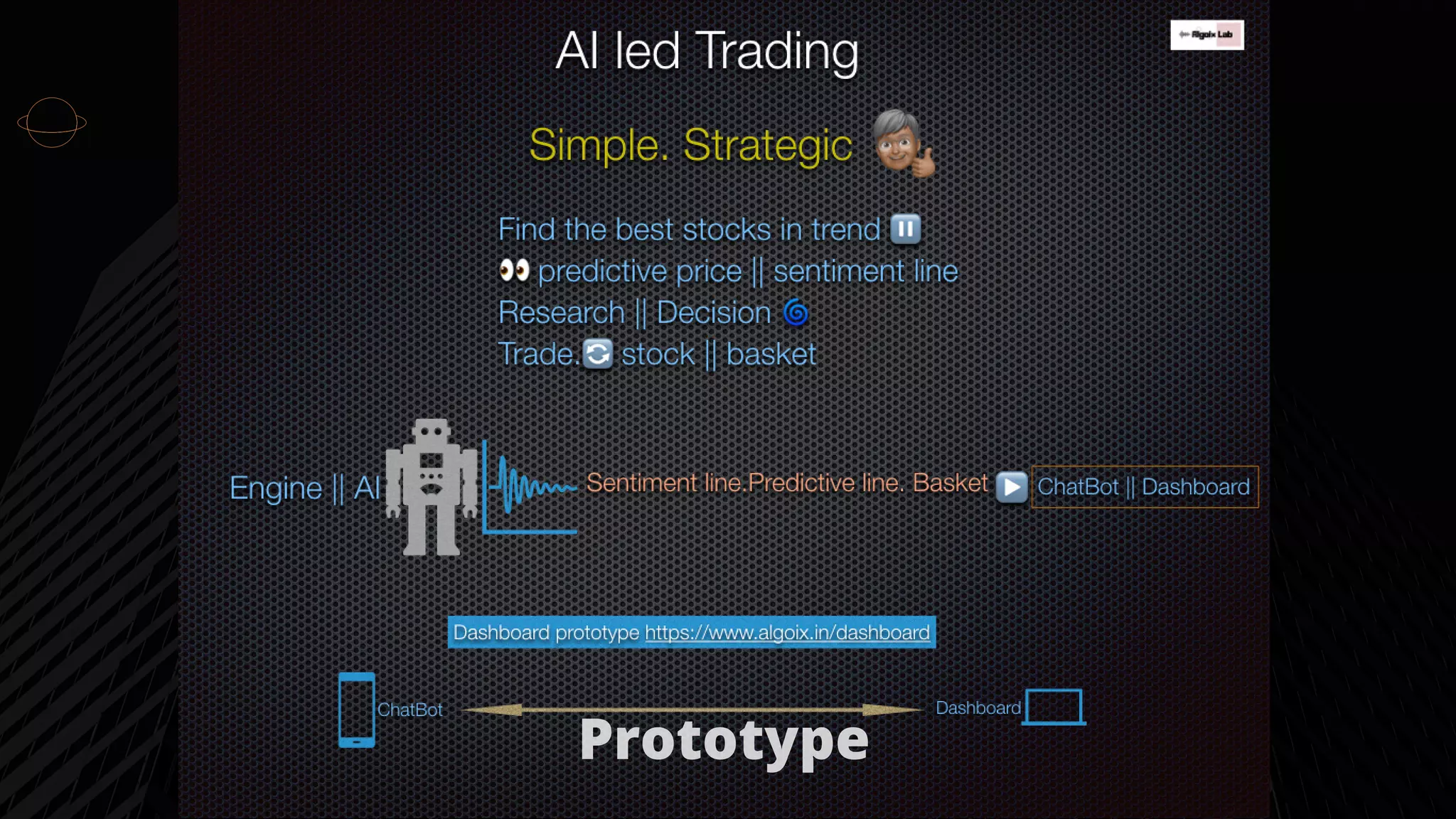 AI led Trading: A pitch deck. | PPT