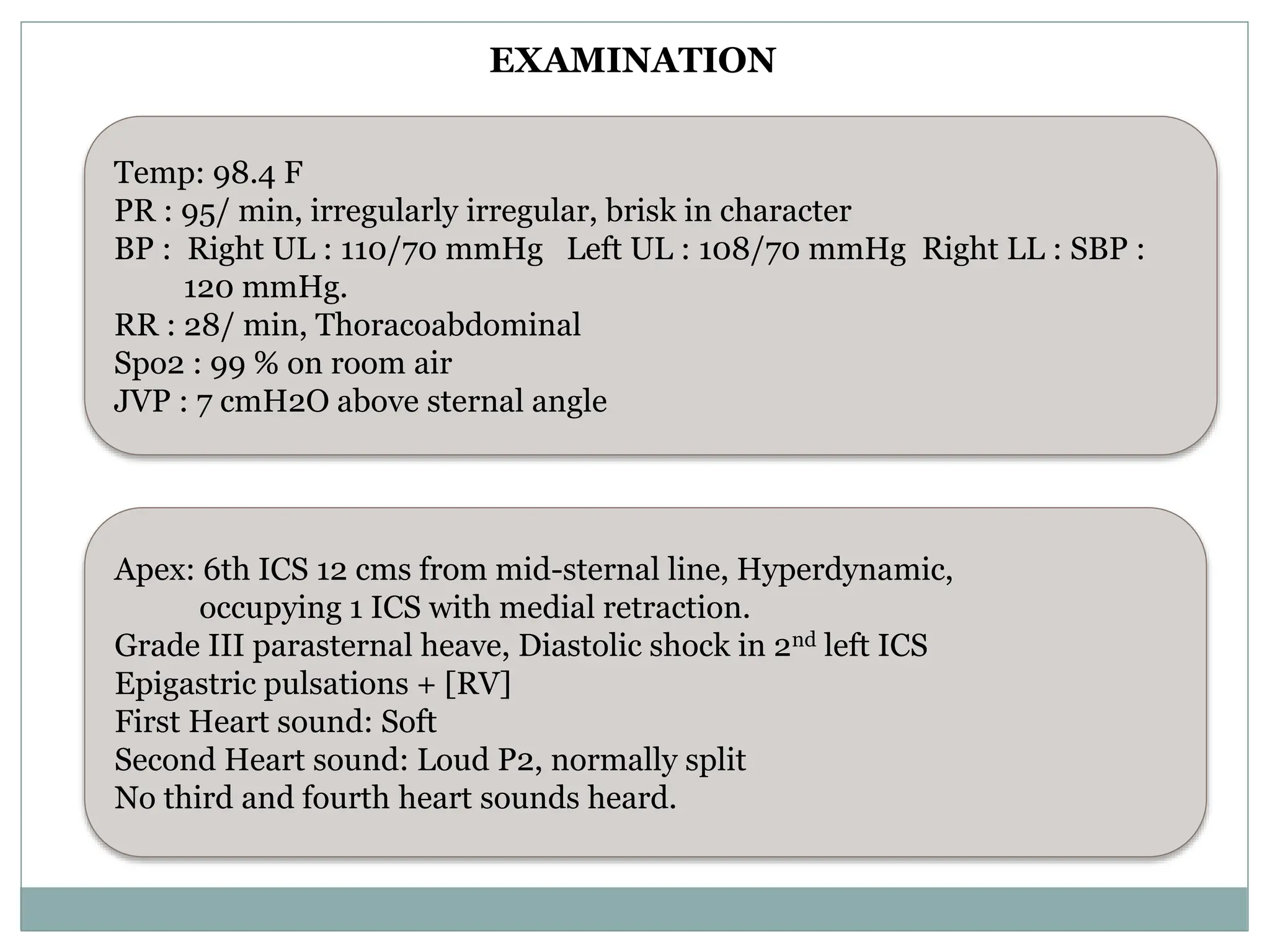 Cardiac Case Presentation DM degree.pptx | Heart and Cardiovascular ...