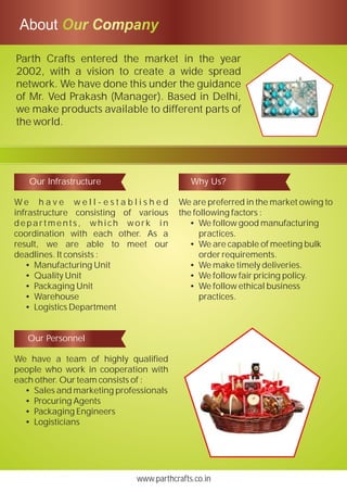 Parth Crafts Delhi India | PDF | Commodities | Economy