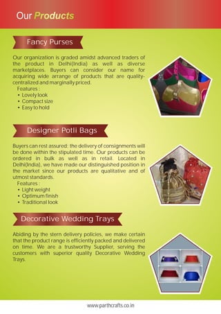 Parth Crafts Delhi India | PDF | Commodities | Economy