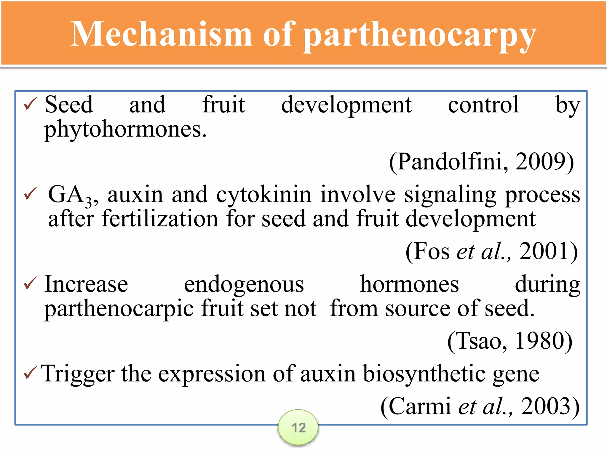 Parthenocarpic vegetables.pptx