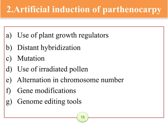 Parthenocarpic vegetables.pptx | Infertility | Reproductive Health