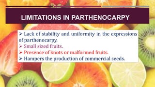 An Introduction to Parthenocarpy | PPTX