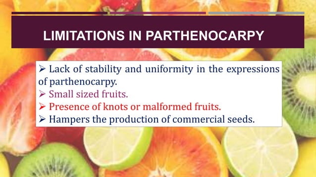 An Introduction to Parthenocarpy | PPTX | Infertility | Reproductive Health