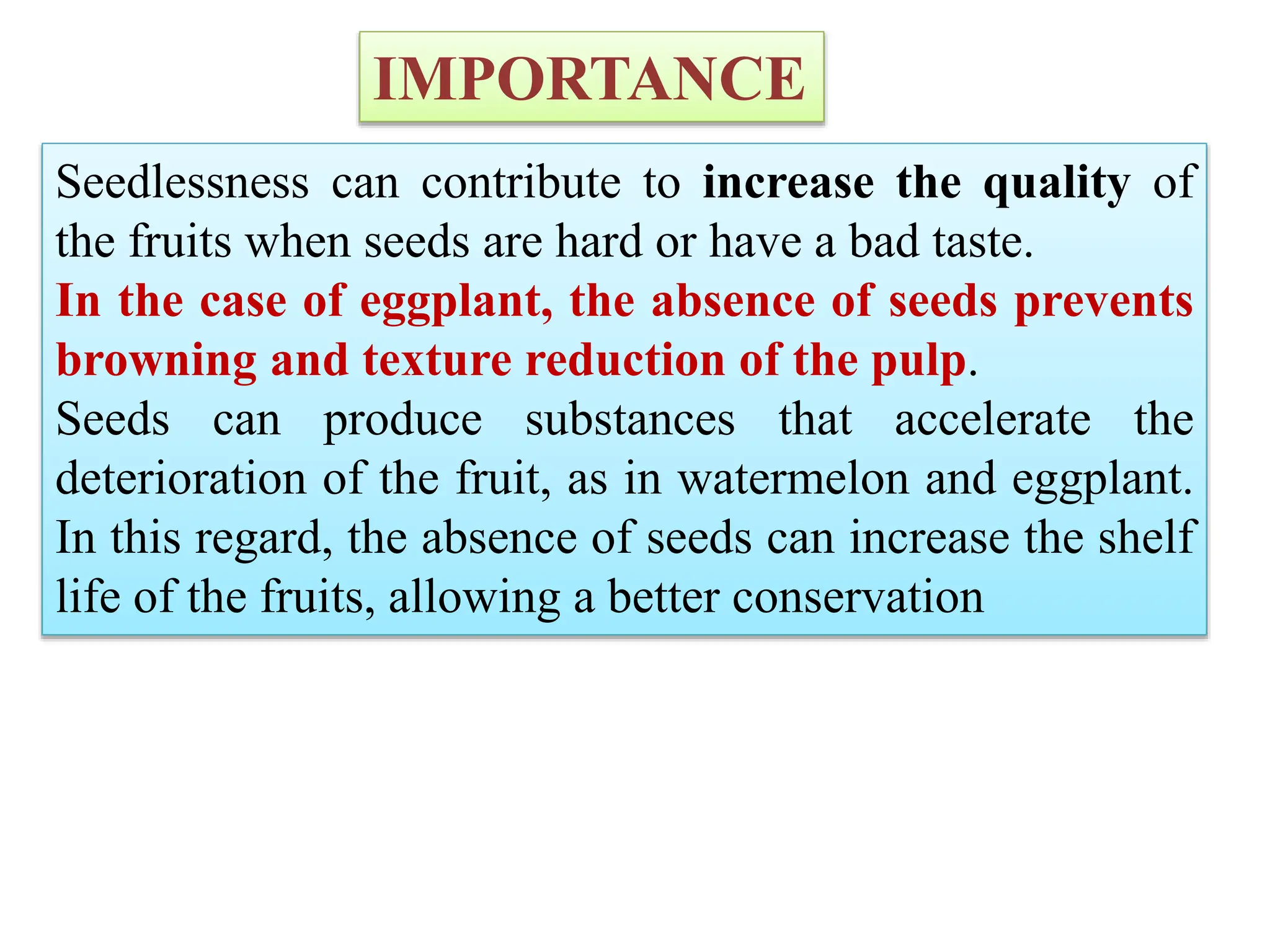 parthenocarpy in fruits : its nature and types | PPTX