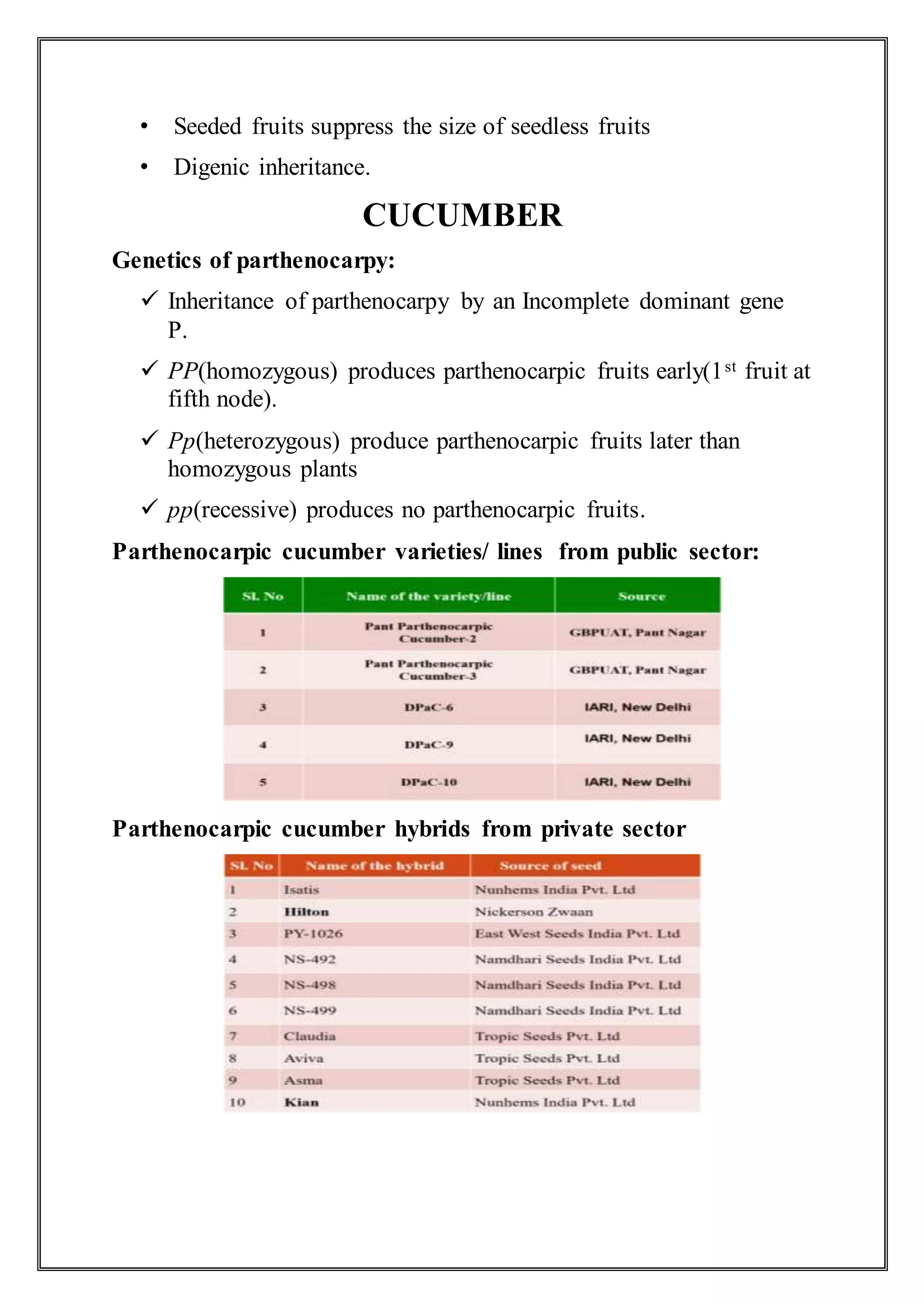 Parthenocarpy word | DOCX