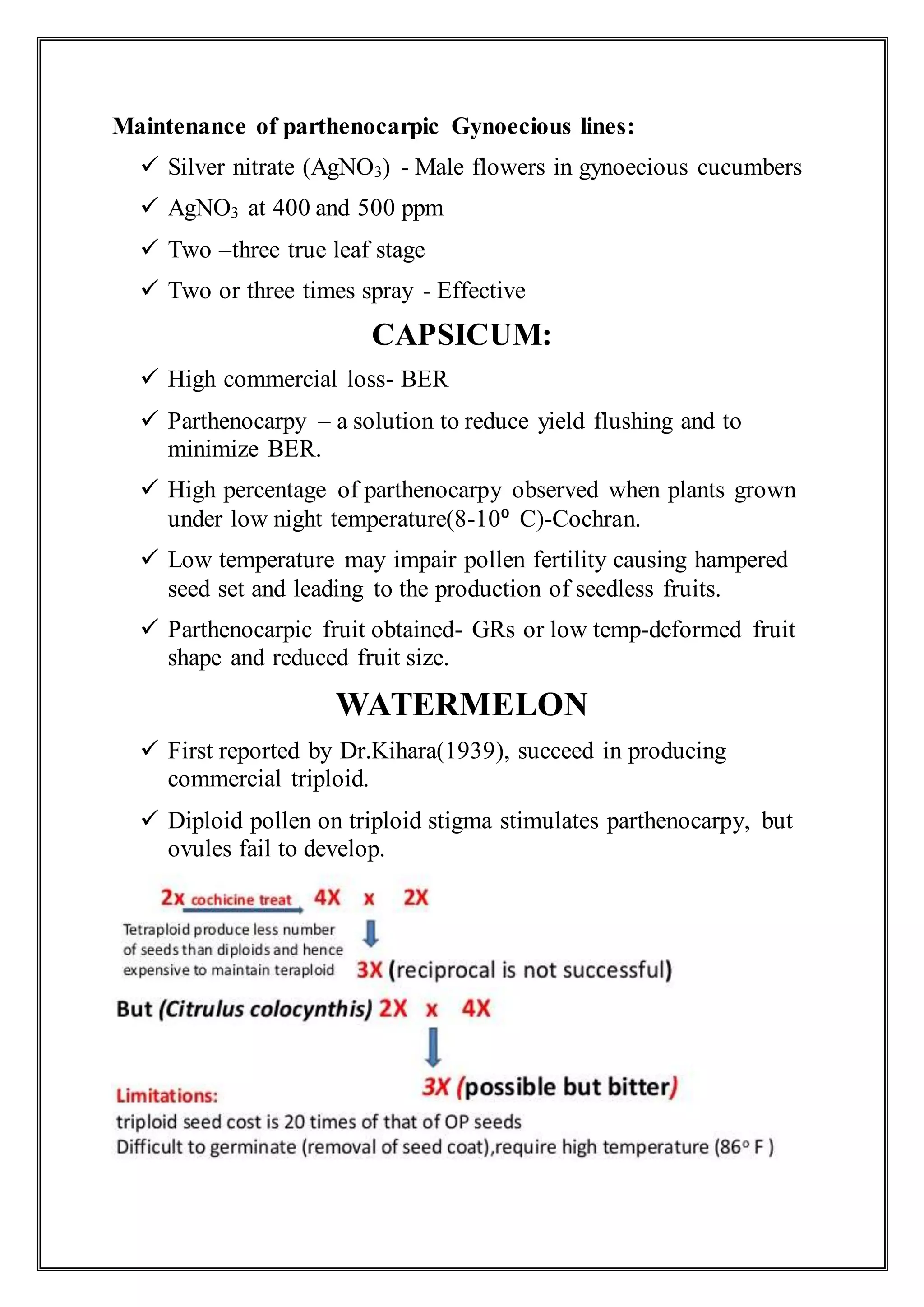 Parthenocarpy word | DOCX