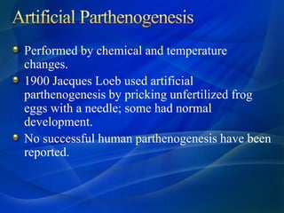 Parthenogenesis | PPTX