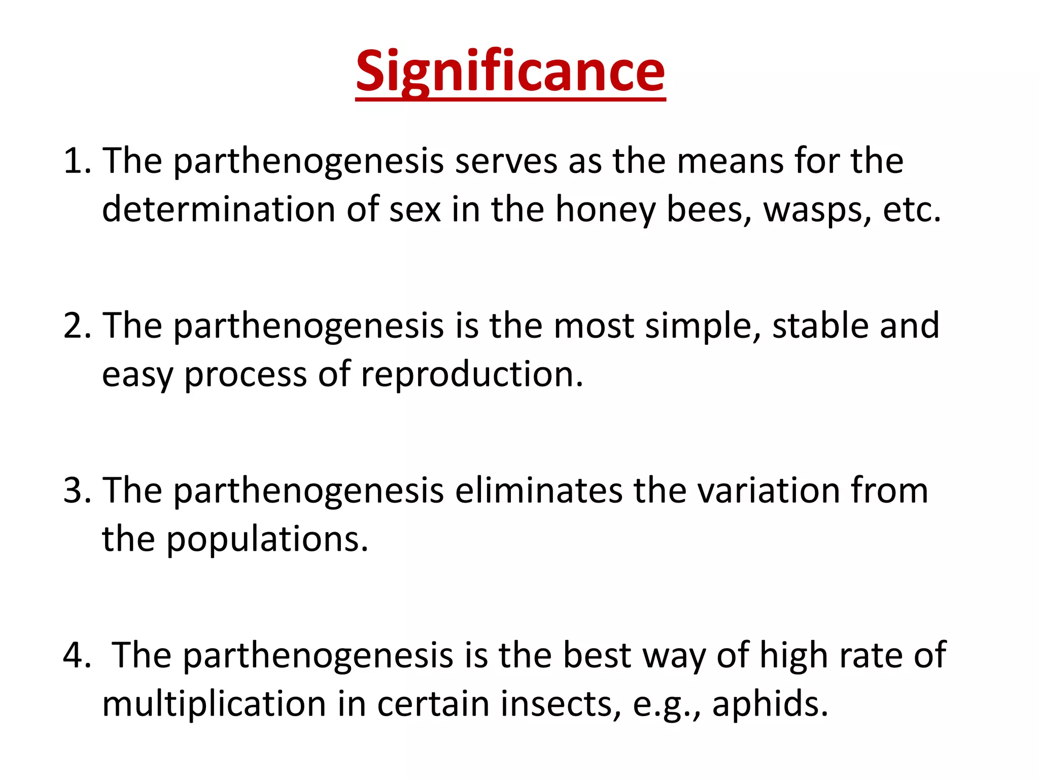 Parthenogenesis | PPTX
