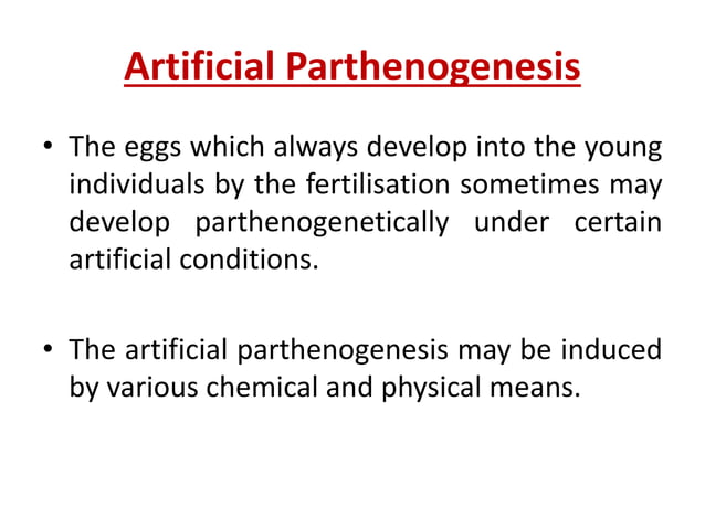 Parthenogenesis | PPTX