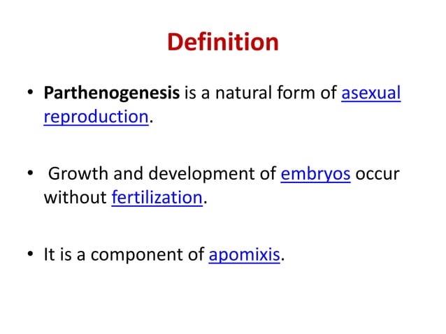 Parthenogenesis | PPTX