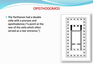 Parthenon GREEK ARCHITECTURE | PPTX