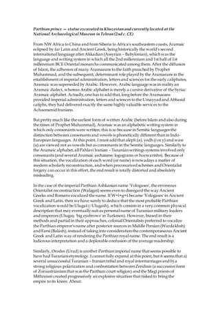 Parthian Turan: an Anti-Persian dynasty | DOCX