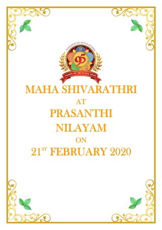 Parthi card to swami 2020 | PDF