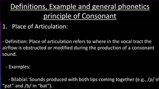 Consonants | PPTX