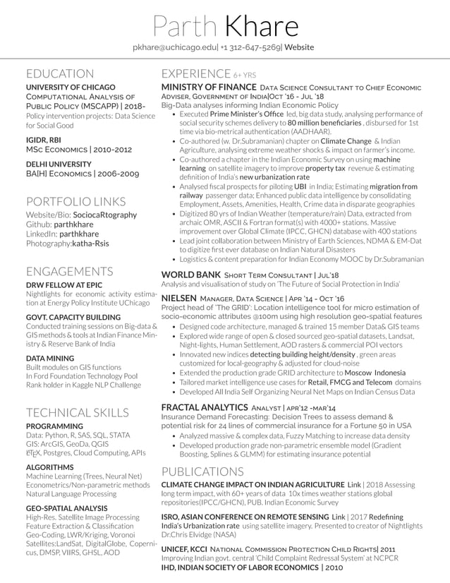 Parth khare cv_july19 | PDF