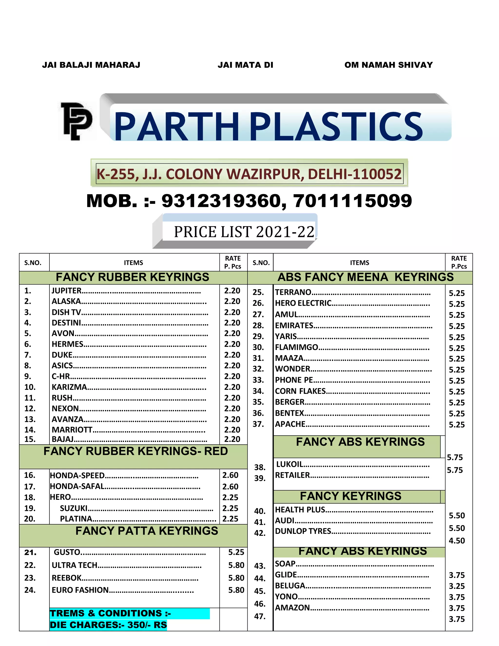 parth plastic | PDF