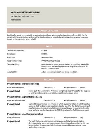 Resume | PDF