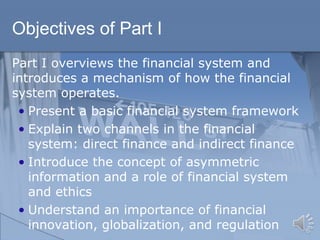 Part I: Overview of Financial System | PPS