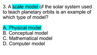 QUIZ 1 SCIENCE GRADE 7 MULTIPLE CHOICE AND IDENTIFICATION | PPTX