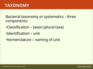 Part I - Chapter 1 - Introduction and Bacterial Taxonomy - File B.ppt
