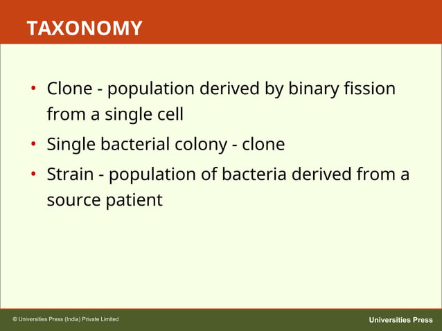 Part I - Chapter 1 - Introduction and Bacterial Taxonomy - File B.ppt