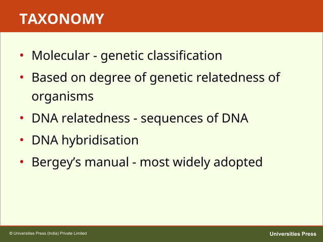 Part I - Chapter 1 - Introduction and Bacterial Taxonomy - File B.ppt