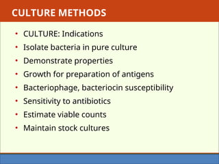 Part I - Chapter 5 - Culture Methods.ppt
