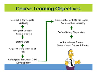 Part i introduction to osh sss duties & tasks (day 1) | PDF