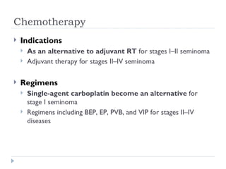 Part 1 management of testicular carcinoma - dr vandana | PPT