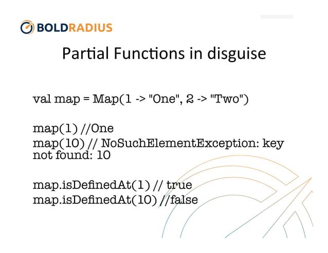 Partial Functions In Scala Ppt Free Download